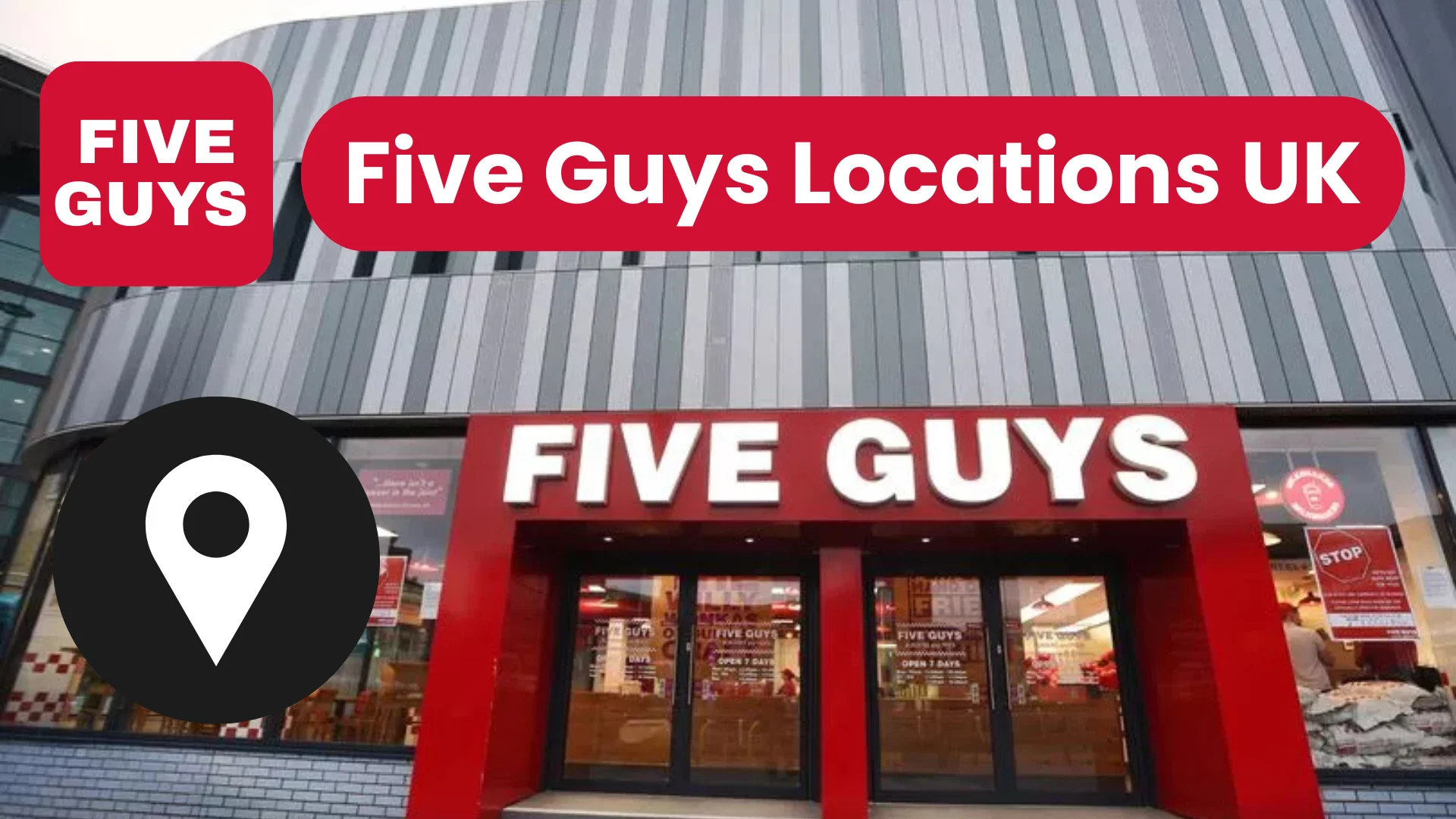 Five Guys Locations UK | 2025 United Kingdom
